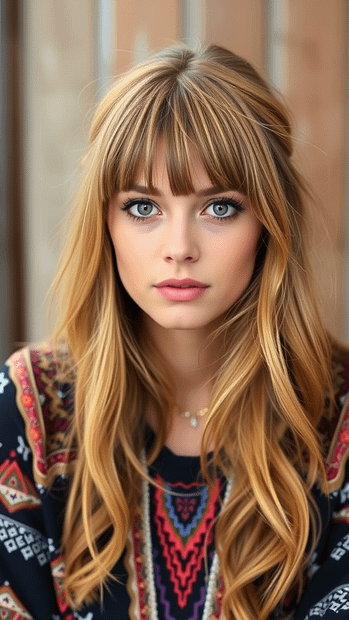 Boho Bangs Hairstyle – urbanboholife.com