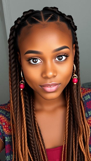 Boho Braids Half Up Half Down Hairstyles Black Women – urbanboholife.com