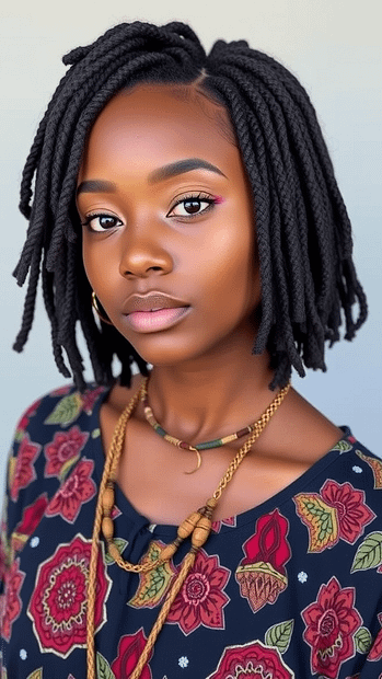 Short Boho Invisible Locs Hairstyles – urbanboholife.com